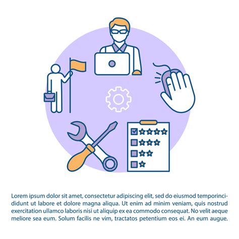 Software Testing Roles Article Page Vector Template 3640230 Vector Art