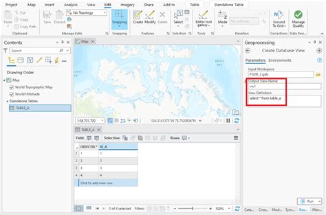Bug View On Fgdb Standalone Table — Cant Add Vie Esri Community