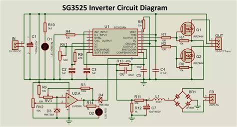Sg3525 Pwm Inverter Circuit Diagram And Its Working