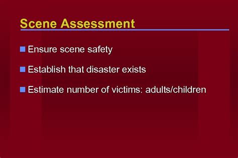 Pediatric Disaster Life Support Pdls Scene Assessment Pediatric Disaster Life Support Pdls Scene Assessment