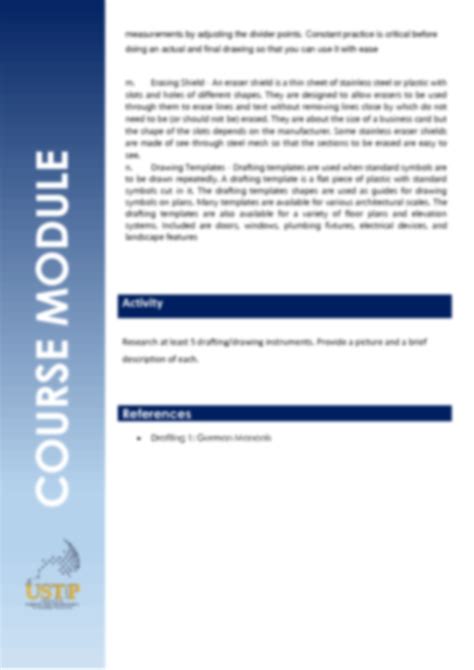 SOLUTION Technical Drafting Module Studypool