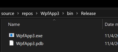 how do i convert my c wpf code to an application that i can run