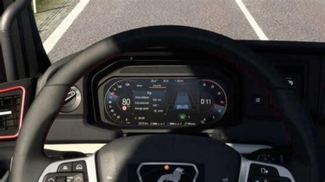 MAN TGX 2020 Improved Dashboard V1 8 1 55 ETS 2 Mods