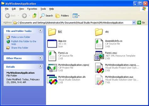 Creating Windows Applications In Visual Studio