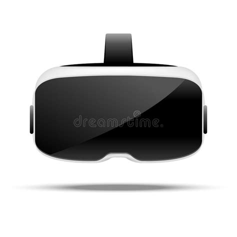 Stereoscopic 3d Vr Illustration Vector Virtual Digital Cyberspace Technology Stock Vector