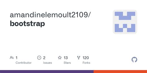GitHub Amandinelemoult Bootstrap