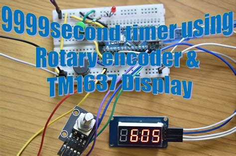 Second Timer Using Rotary Encoder