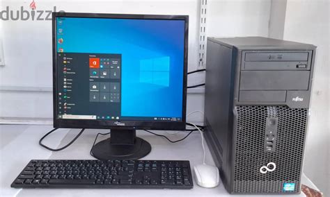 Fujitsu Core I5 Computer Set 4gb Ram 500gb Hdd 19 Hd Monitor Win 10 Desktop Computers 105298374