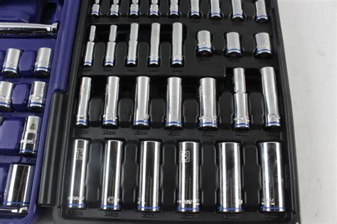 Kobalt Socket And Wrench Set In Plastic Organizer Carrier Property Room