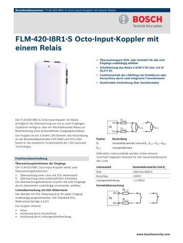 FLM I R S Octo Input Interface Module With Relay