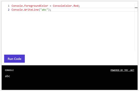 Console Colors Issue 327 Dotnet Try GitHub