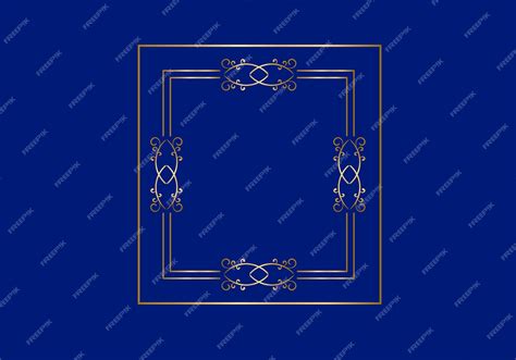 Premium Vector Double Rectangle Frame Template Double Line Frame Draft Element Geometric