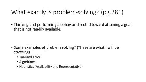 Problem Solving Strategies Ppt