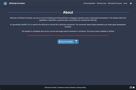 Gdscript Formatter About