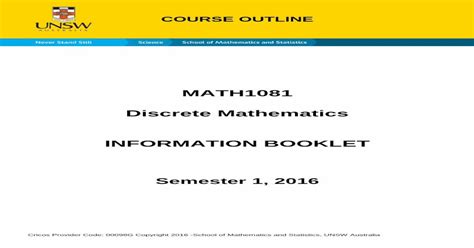 pdf math1081 discrete mathematics information … franklin and a