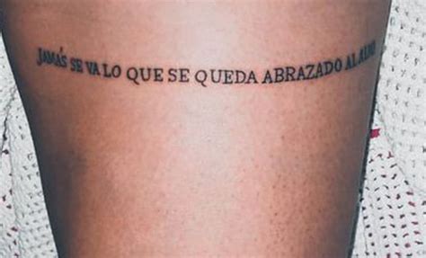 Tatuajes En La Pierna Para Mujer Frases