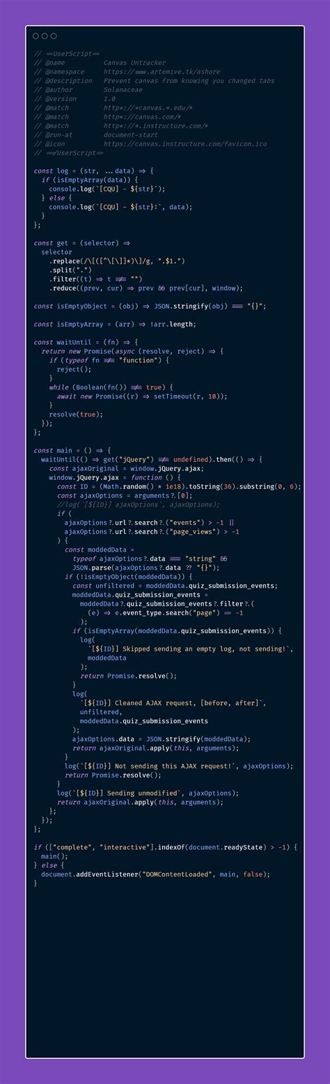 GitHub Atropa Solanaceae Canvas Blocker Localize Canvas Instructure S API Requests So They