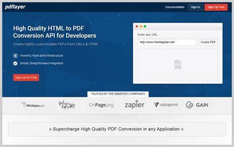 Pdflayer Api Reviews Pricing And Features 2022 Formget