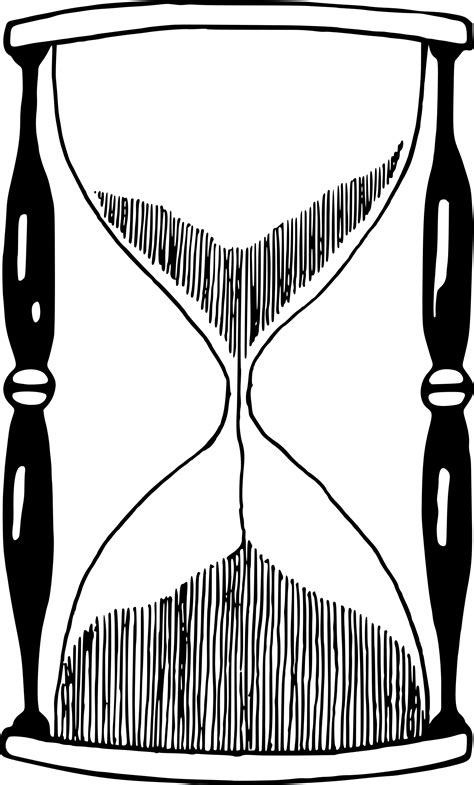 Sand Timer Drawing At Getdrawings Free Download