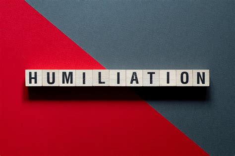Humiliation Word Concept On Cubes Stock Image Image Of Humiliation Discombobulated 187777683