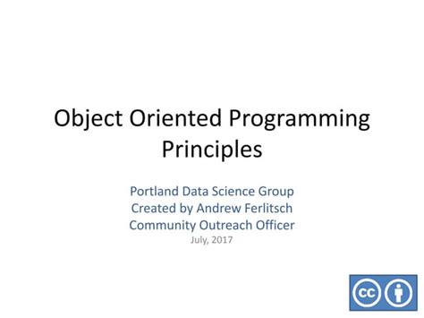 Object Oriented Programming Principles Pptx