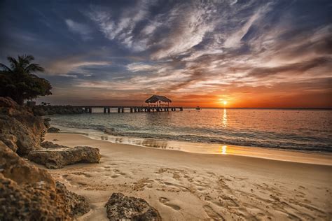 Обои для телефона пляж море закат