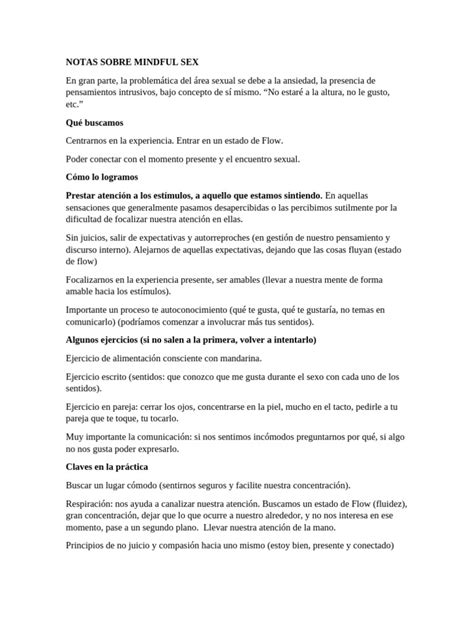 Notas Sobre Mindful Sex Pdf Notas Sobre Mindful Sex Pdf