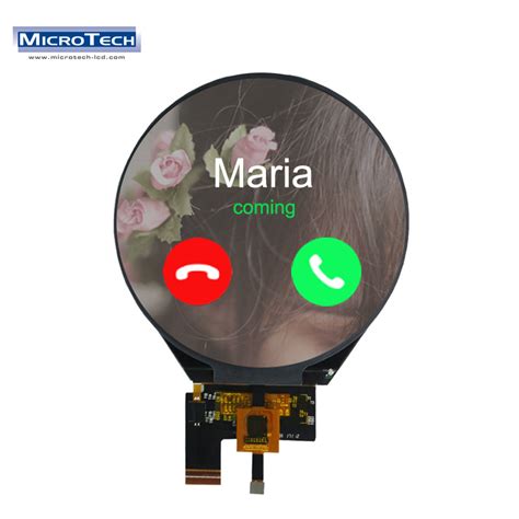 1 3 Inch 240 240 CTP RGB Spi 4line Interface Round LCD Module Capacitive Touch Screen With Drive