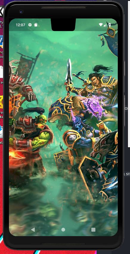 Flutter Flutter Notch Area Is Blank When Status Bar Is Disabled