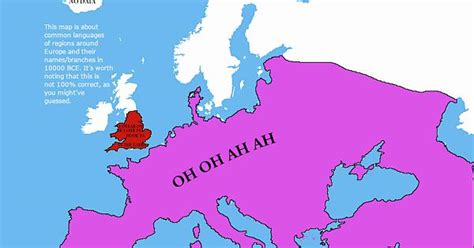 This Is A Really Fascinating Map Languages Of Europe Around 10000 Bce