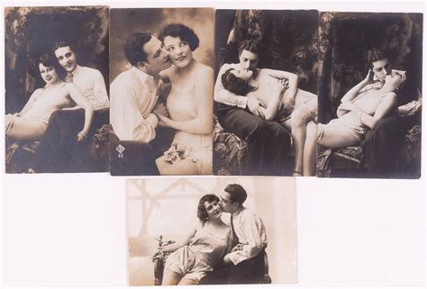 Set Of 5 Vintage 1920s Erotica Risque Photographs Auction
