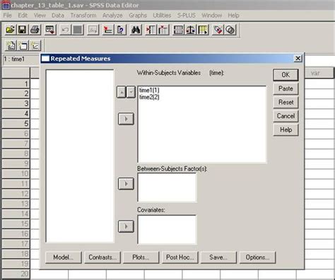 Chapter 13 Table 1 Using SPSS Statistics Designing Experiments And Analyzing Data