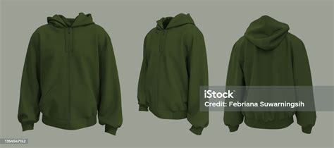 앞 측면 및 후면 뷰에 지퍼가 있는 빈 후드 스웨트셔츠 모형 0명에 대한 스톡 사진 및 기타 이미지 0명 3차원 형태 공란 Istock