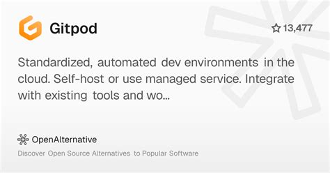 Gitpod Open Source Alternative To Github Codespaces Bitbucket And Microsoft Dev Box