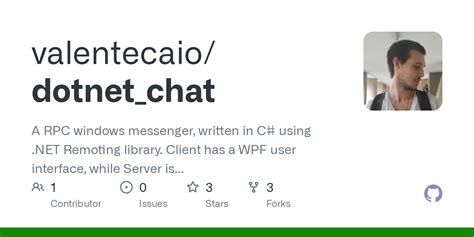 Dotnet Chat Wpfclient App Xaml At Master · Valentecaio Dotnet Chat · Github