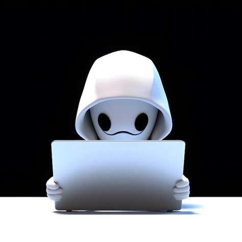 Premium Ai Image Anonymous Cute Hacker Concept Of Hacking