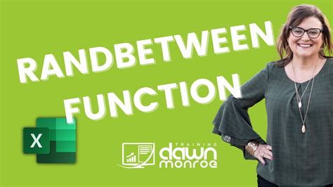 Microsoft Excel Randbetween Function Youtube