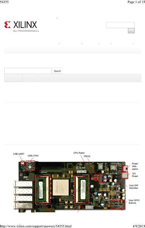 Virtex 7 FPGA VC709 Connectivity Kit Datasheet By Xilinx Inc Digi Key Electronics