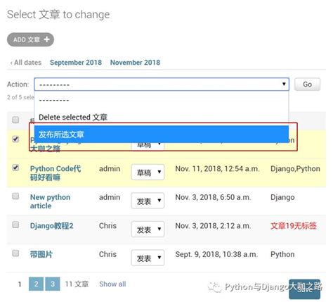 Django基础21 Django Admin管理后台详解下如何自定义actions 表单和美化admin 源码巴士