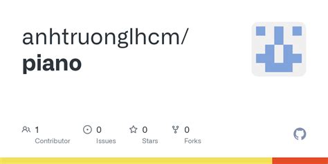Github Anhtruonglhcmpiano