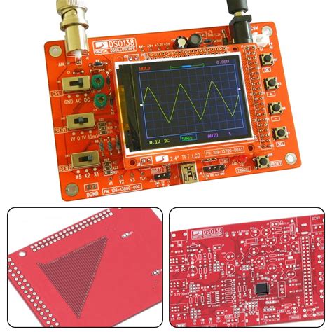 Diy Oscilloscope Kit Dso138 2 4 Tft Digital Oscil Grandado