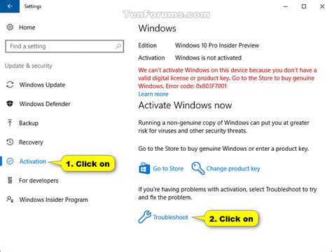Use Activation Troubleshooter In Windows 10 Tutorials