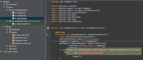 Android Fragement Replace Stack Overflow