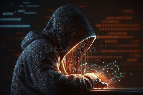 Cybersecurity Vulnerability Hacker Codingmalware Concepthooded