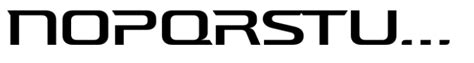 Accelerator Regular Extended Font Sans Serif Modern What Font Is