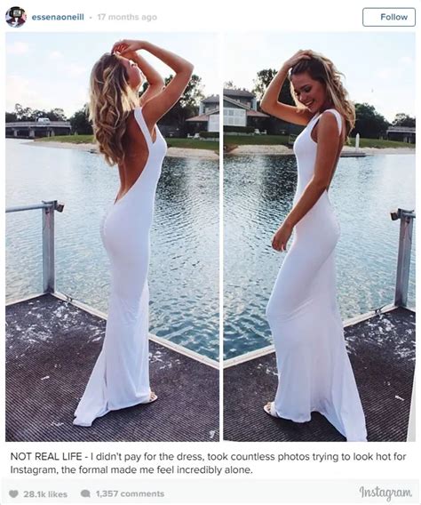 18 Year Old Model Edits Her Instagram Posts To Reveal The Truth Behind