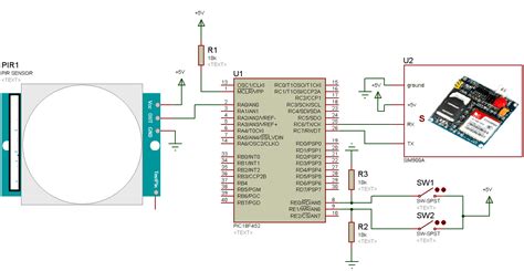 Home Alarm System Schematic Diagram