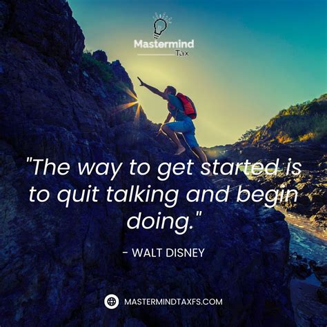 Justdoit Takeaction Waltdisneywisdom Financialgoals Moneytips
