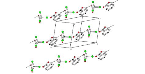 Molecular Packing Viewed Down A Axis Showing Intramolecular And
