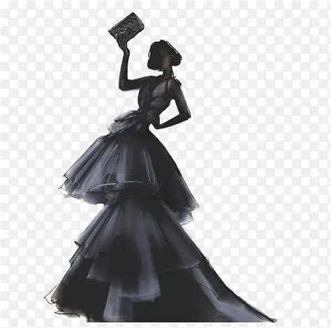 女式晚礼服插画设计稿png图片素材下载图片编号8308648 Png素材网